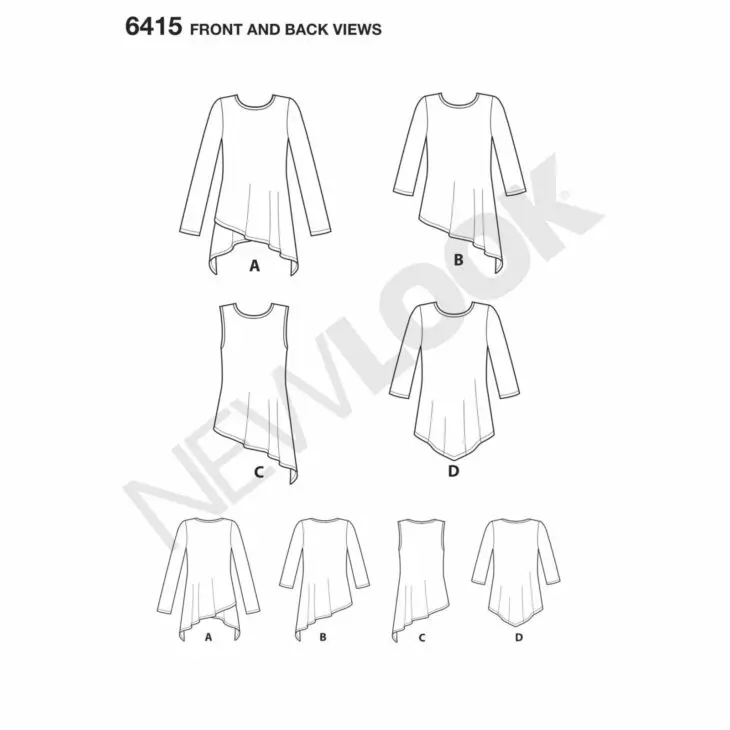 New Look Sewing Pattern 6415 | Fabric Land
