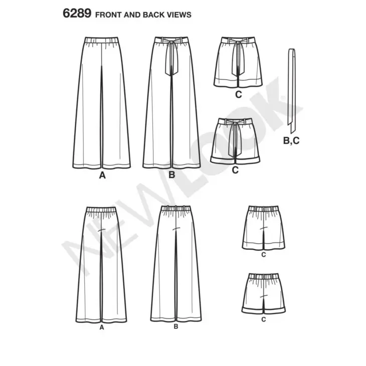 New Look Sewing Pattern 6289 | Fabric Land