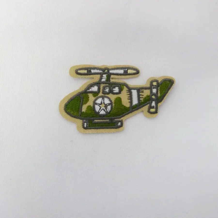 Sew On Motif Army Helicopter | Fabric Land