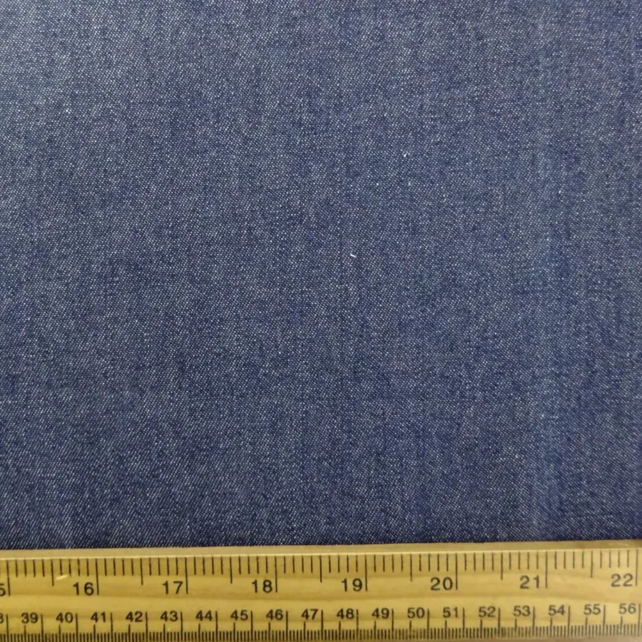 Cotton Stone Washed Mill Dyed Denim Fabric Indigo | Fabric Land