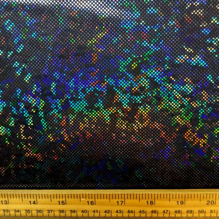 Lycra Hologram Fabric Shattered Glass Ice Chip | Fabric Land
