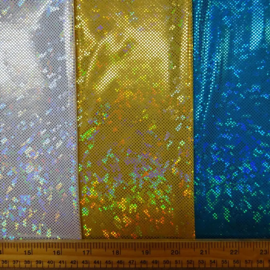 Lycra Hologram Fabric Shattered Glass Ice Chip | Fabric Land