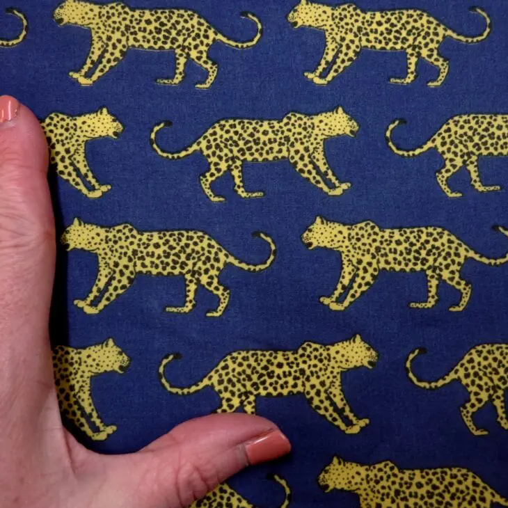 Polyester Cotton Fabric Jungle Lynx | Fabric Land