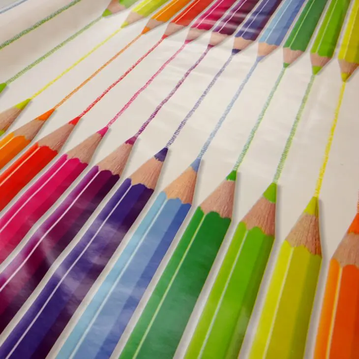 PVC Tabling Fabric Pencils | Fabric Land
