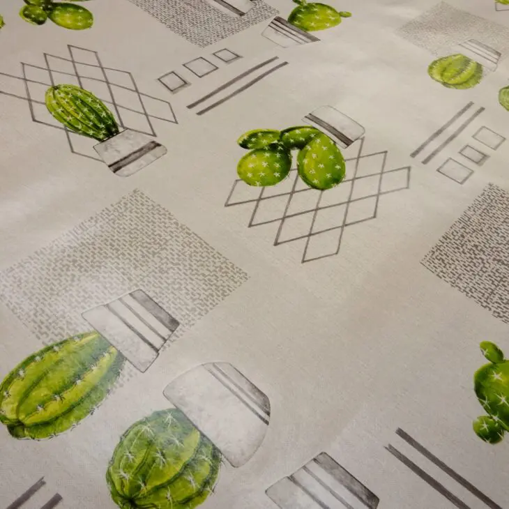 PVC Tabling Fabric Cactus | Fabric Land