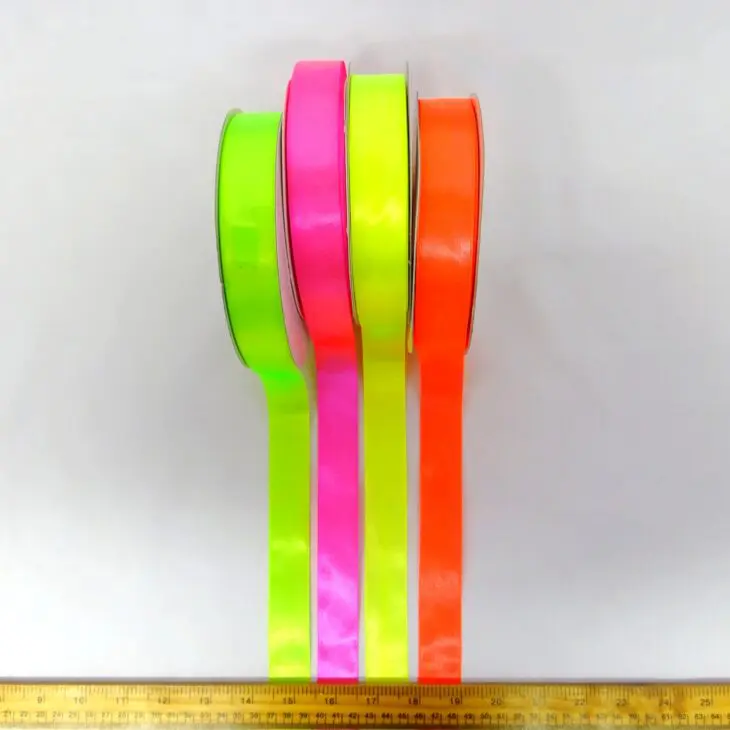 Fluorescent Ribbon 25mm | Fabric Land