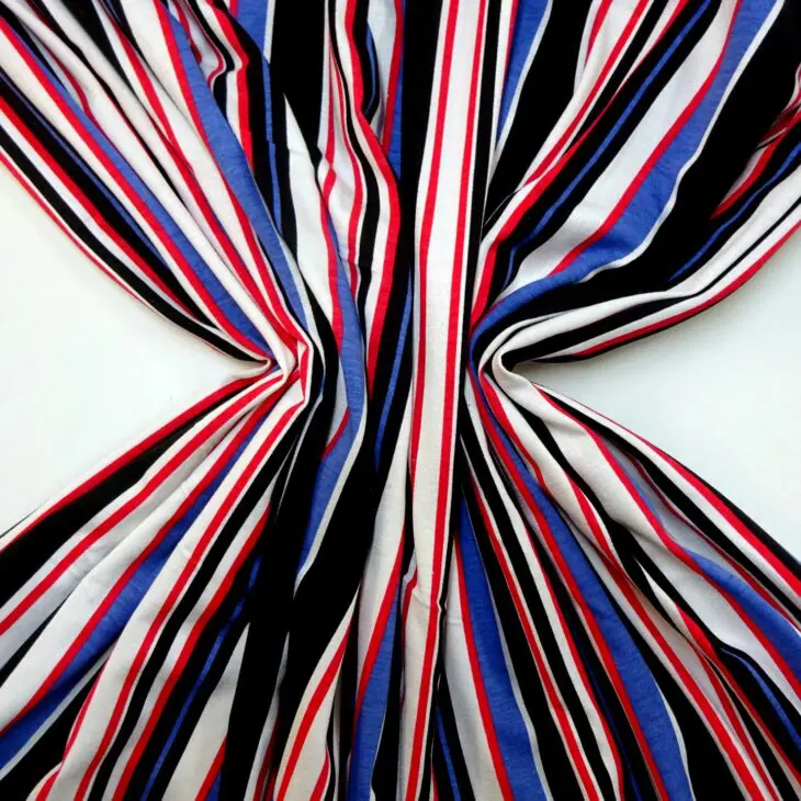 T-Shirting Fabric Seaside Rock Stripe | Fabric Land