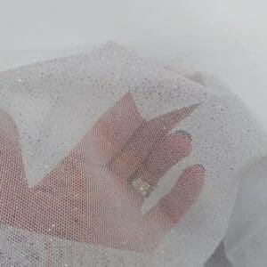Body Stocking Net Fabric Stretch Glitter Sparkles Mesh | Fabric Land