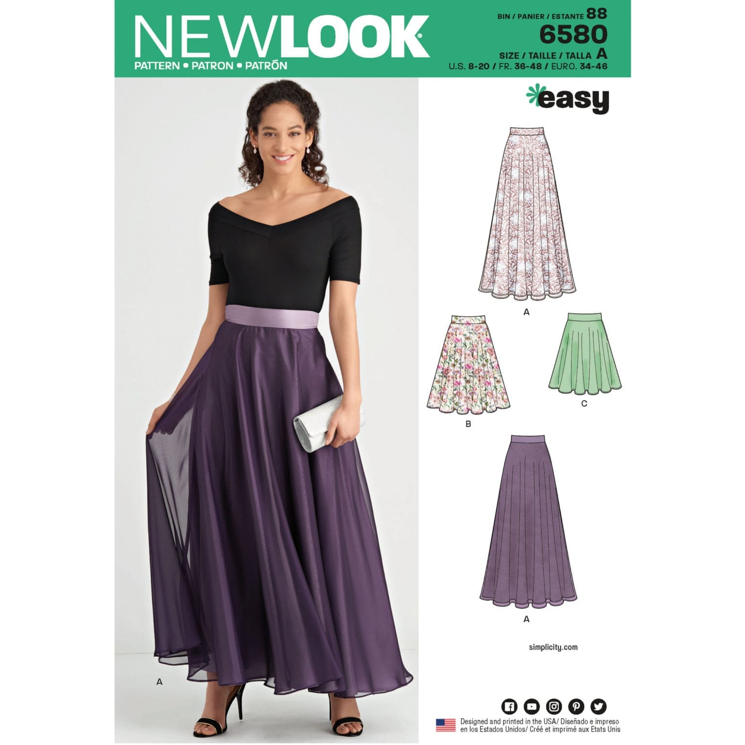 New Look Sewing Pattern 6580 | Fabric Land