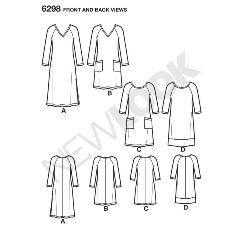 New Look Pattern 6298 | Fabric Land