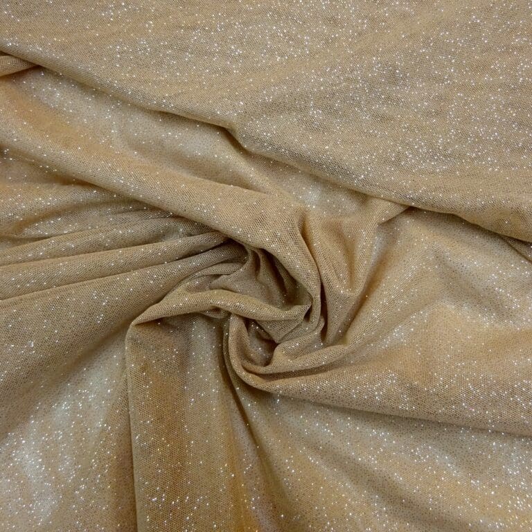 Body Stocking Net Fabric Stretch Glitter Sparkles Mesh | Fabric Land