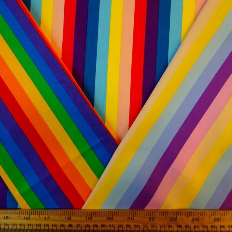 Cotton Fabric Stripe Seaside | Fabric Land