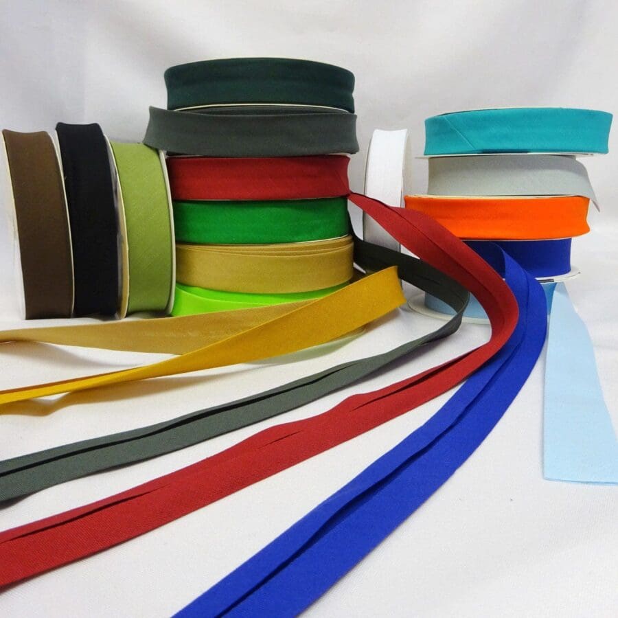 Poly Cotton Bias Binding 25mm wide | Fabric Land