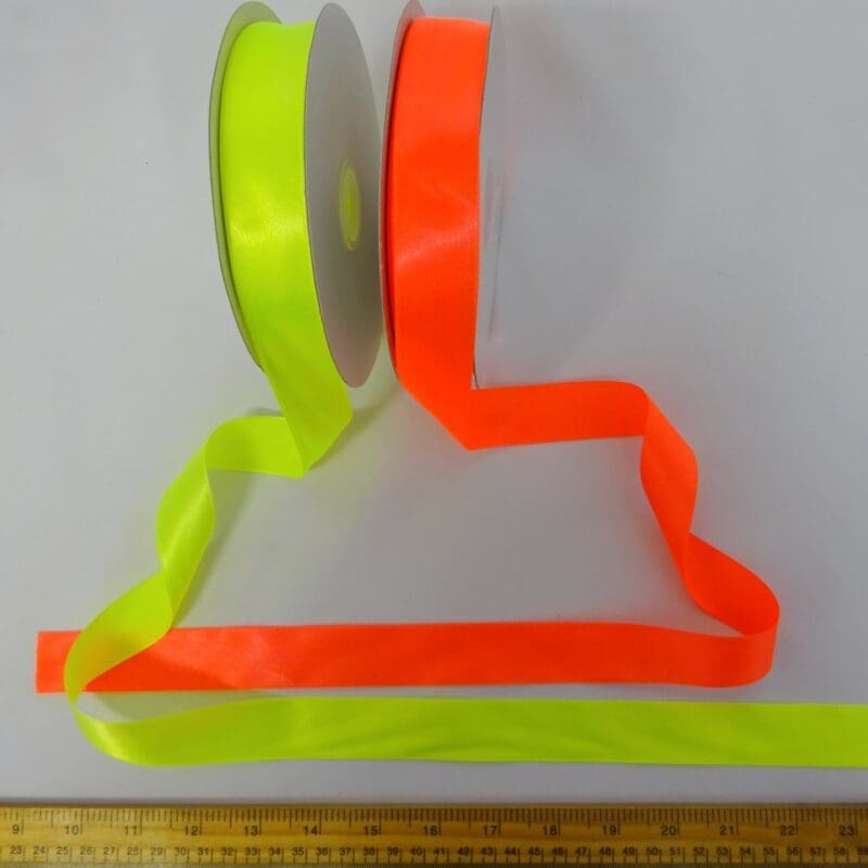 Fluorescent Ribbon 25mm | Fabric Land