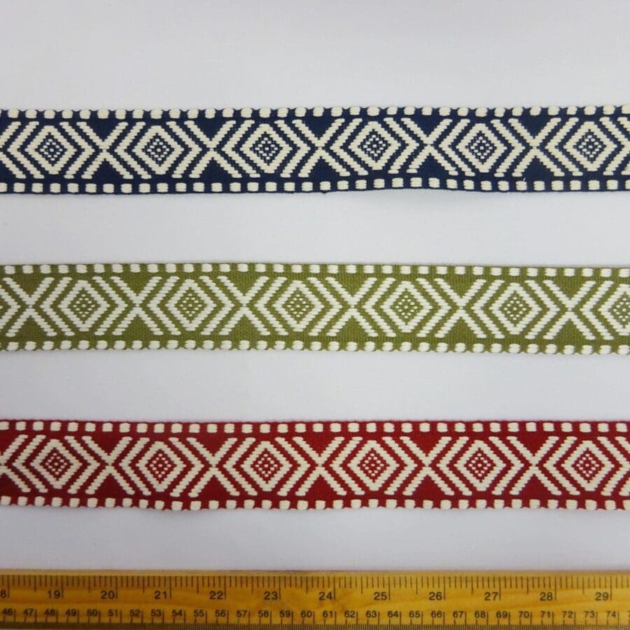 Aztec Braid Tape 40mm | Fabric Land