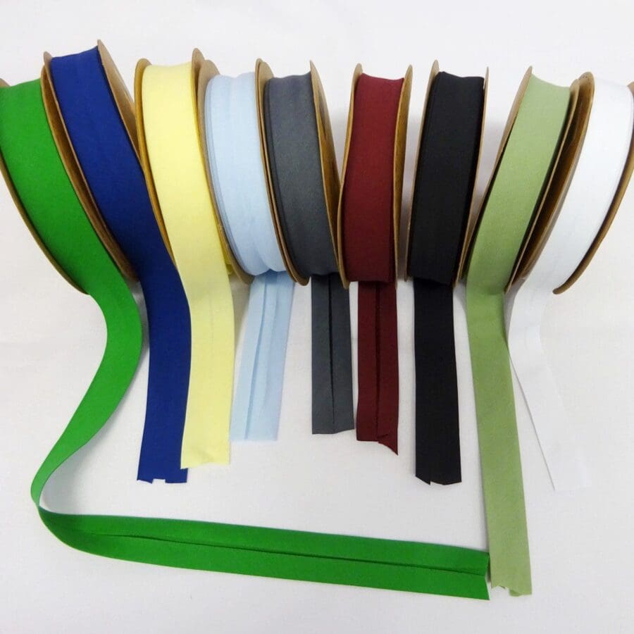 Bias Binding 25mm Wide Poly Cotton Code Trim | Fabric Land