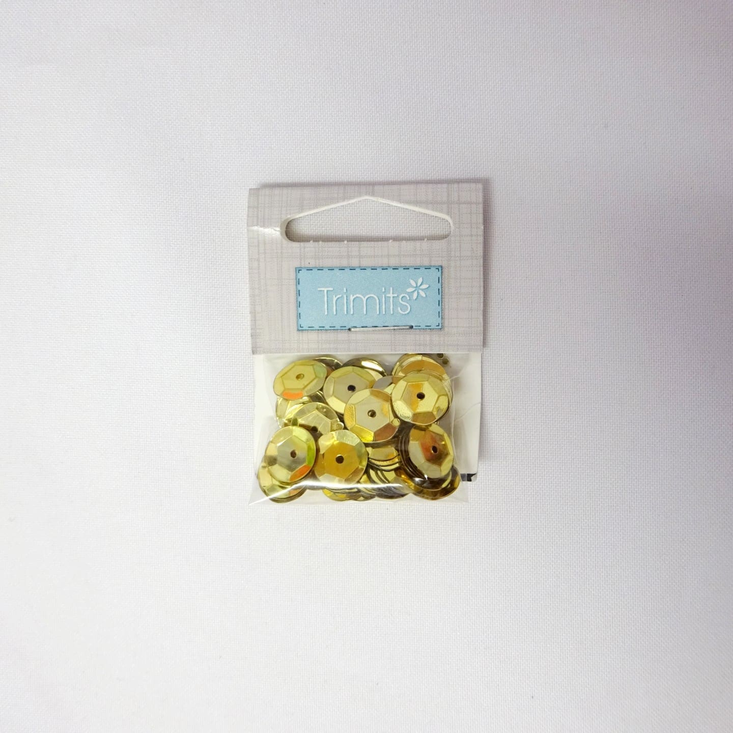 Cupped Sequins in Packets 10mm Gold | Fabric Land