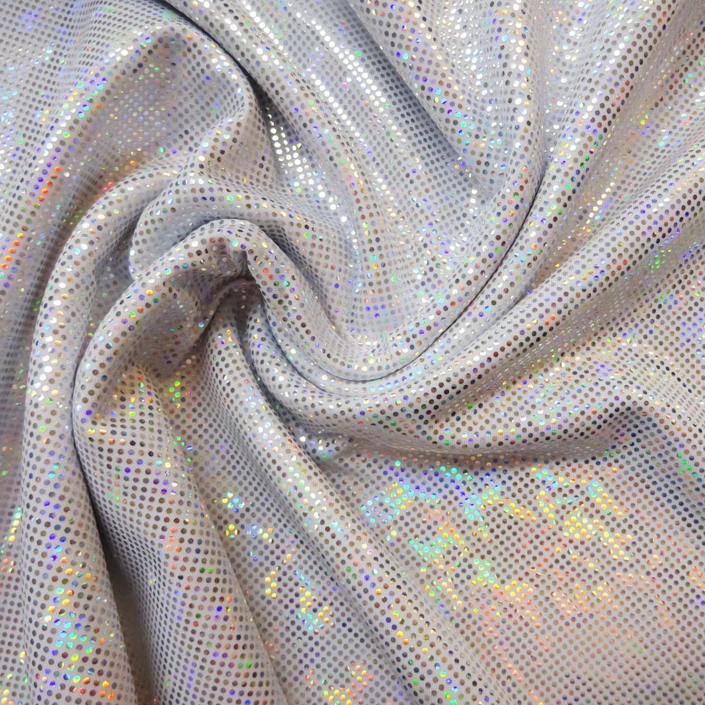 Lycra Hologram Fabric Shattered Glass Ice Chip | Fabric Land