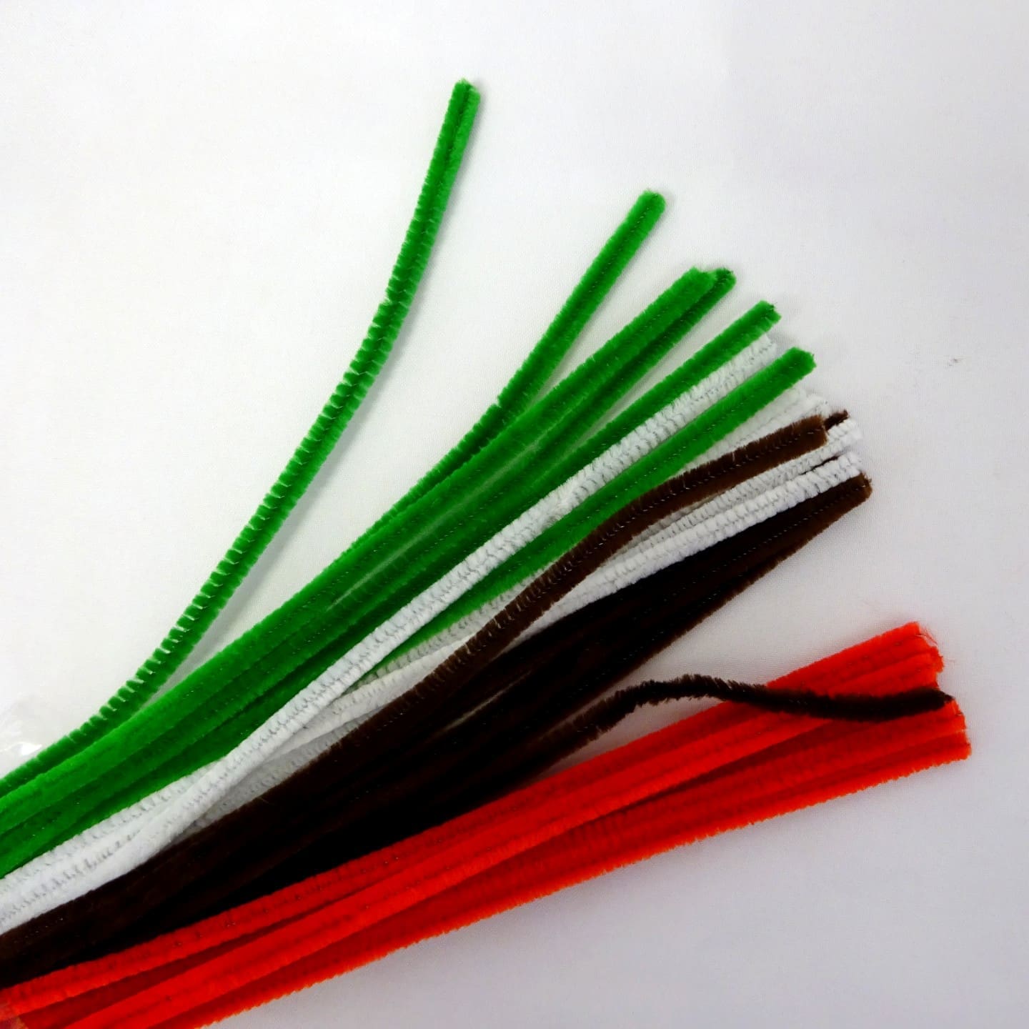 Pipe Cleaners 30cm Plain Mixed Assorted | Fabric Land