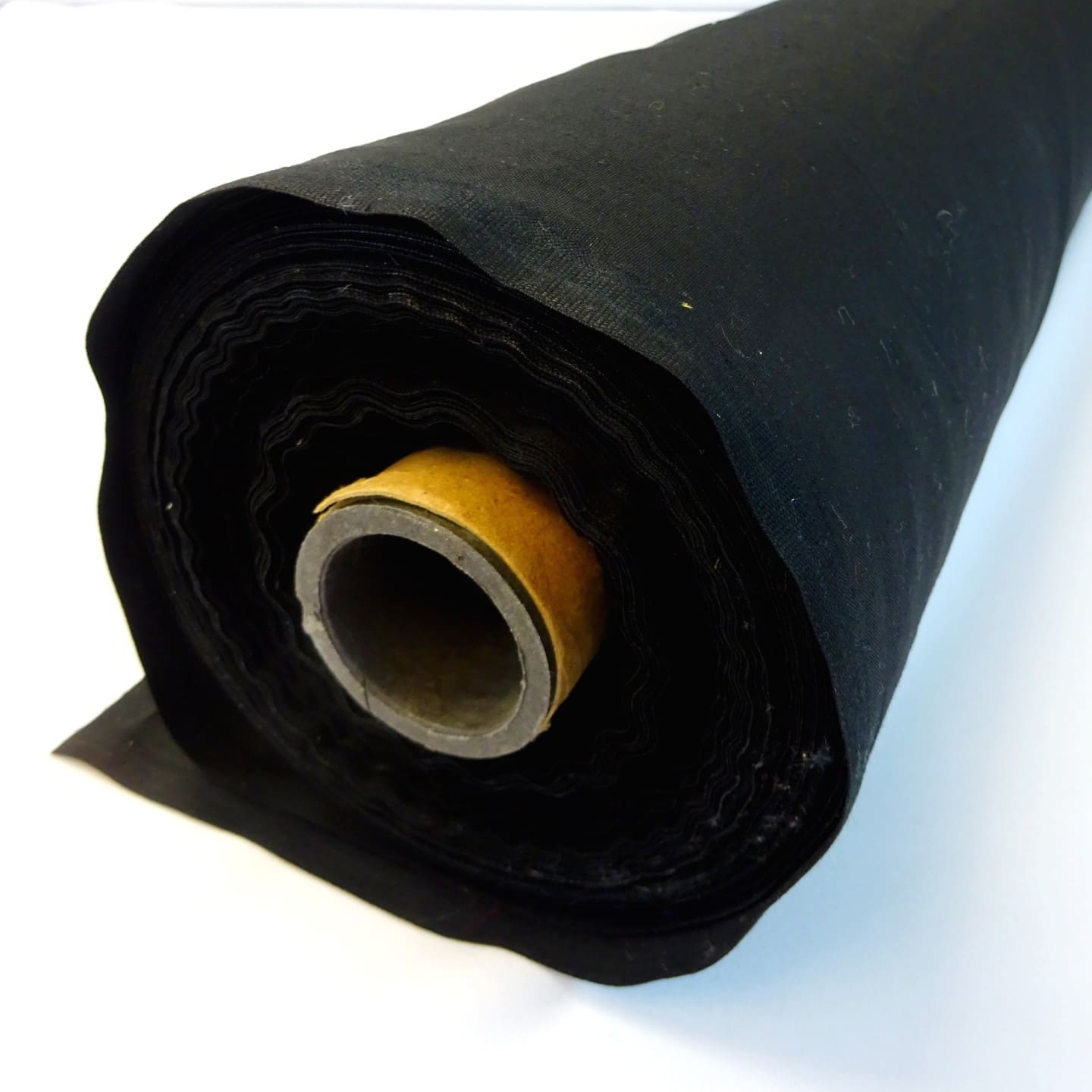 Plain Black 100% Cotton Fabric Full Roll (25m) | Fabric Land