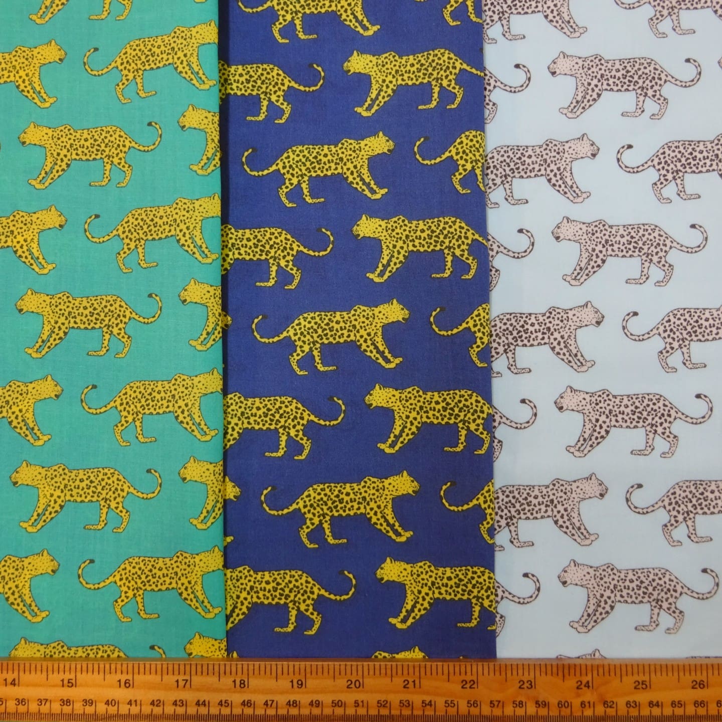Polyester Cotton Fabric Jungle Lynx | Fabric Land