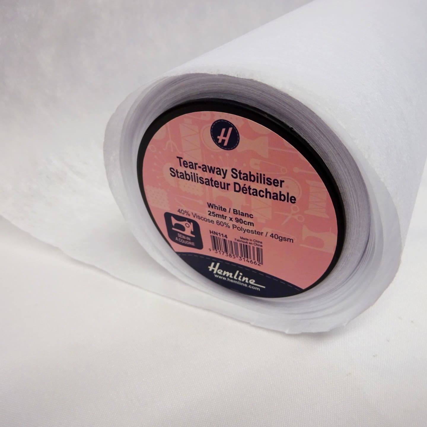 Interfacing Tear-Away Fabric Stabiliser Code 114 | Fabric Land