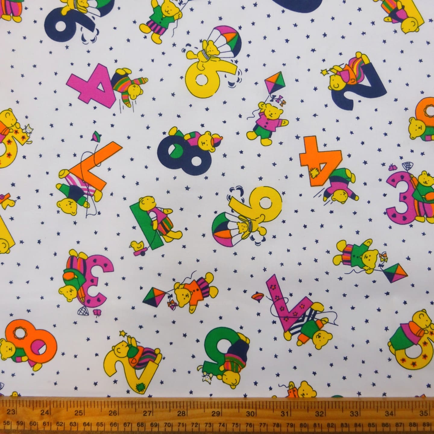Polyester Cotton Fabric A Number Of Bears | Fabric Land