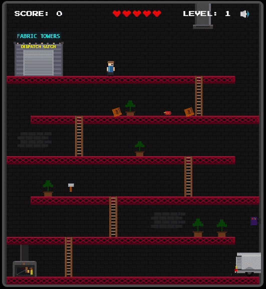 Play Fabric Towers - Classic Retro Platform Game